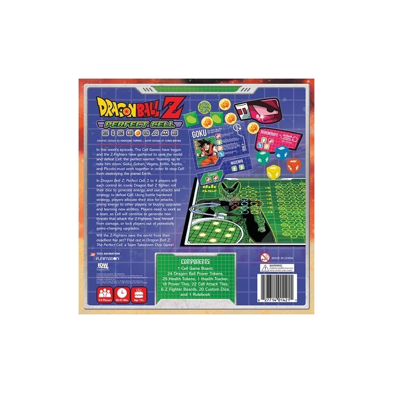 Dragonball Z Perfect Cell Dice Game