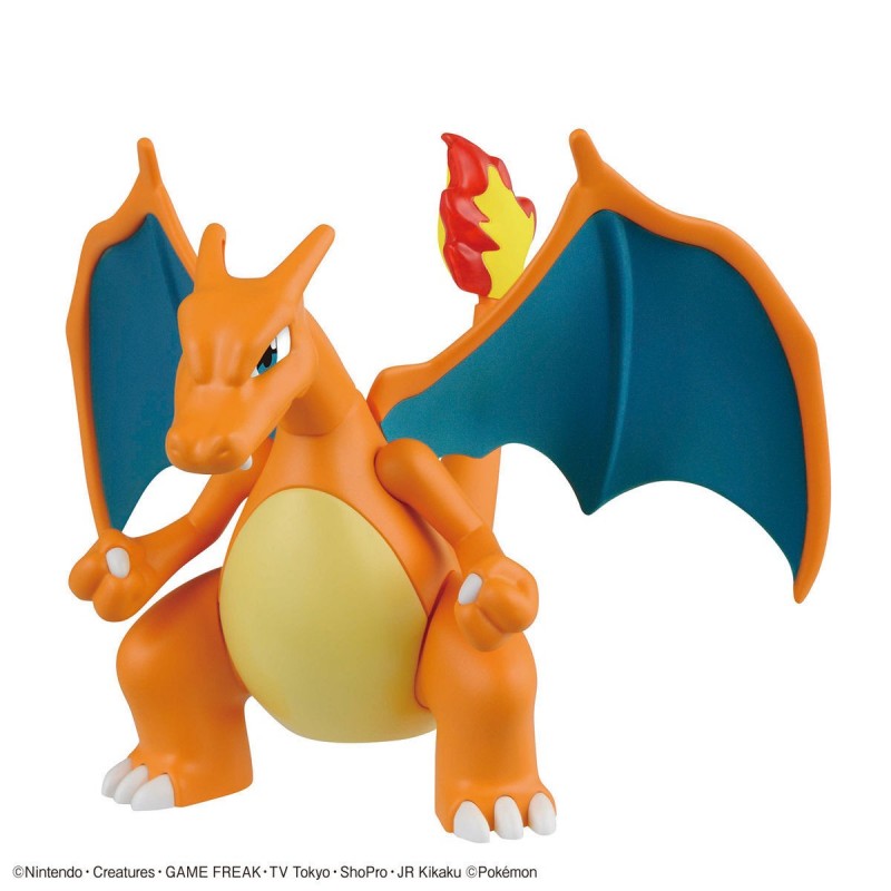 PokePla K043 Charizard & Dragonite Pokemon Plastic Model Kit