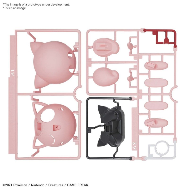 Pokepla Quick!! K09 Jigglypuff Pokemon Model Kit