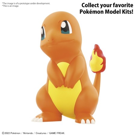 Pokepla Quick!! K11 Charmander Pokemon Plastic Model Kit