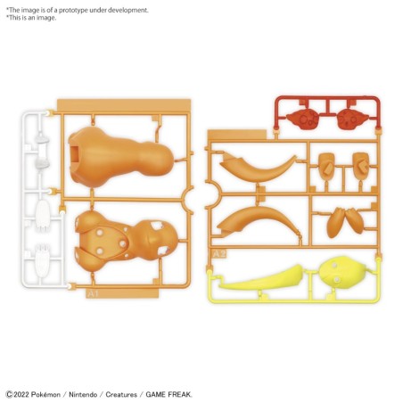 Pokepla Quick!! K11 Charmander Pokemon Plastic Model Kit