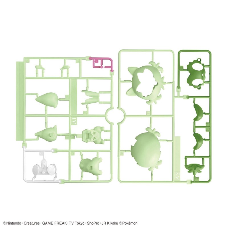 Pokepla Quick!! K18 Sprigatito Pokemon Plastic Model Kit