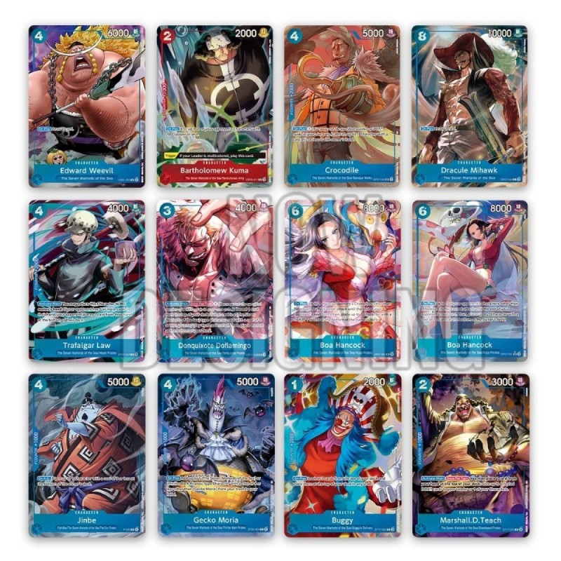 One Piece 9-Pocket Binder Set Seven Warlords of the Sea